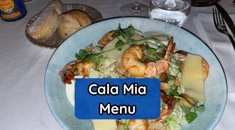 Cala Mia Menu Et Tarifs Actualisés France Carte décembre 2025