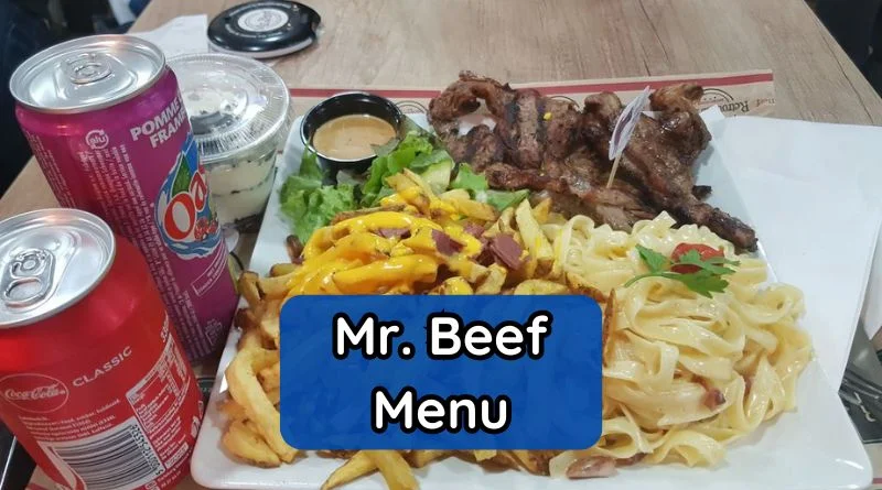 Mr. Beef Menu Et Tarifs Actualisés France Carte Janvier 2026