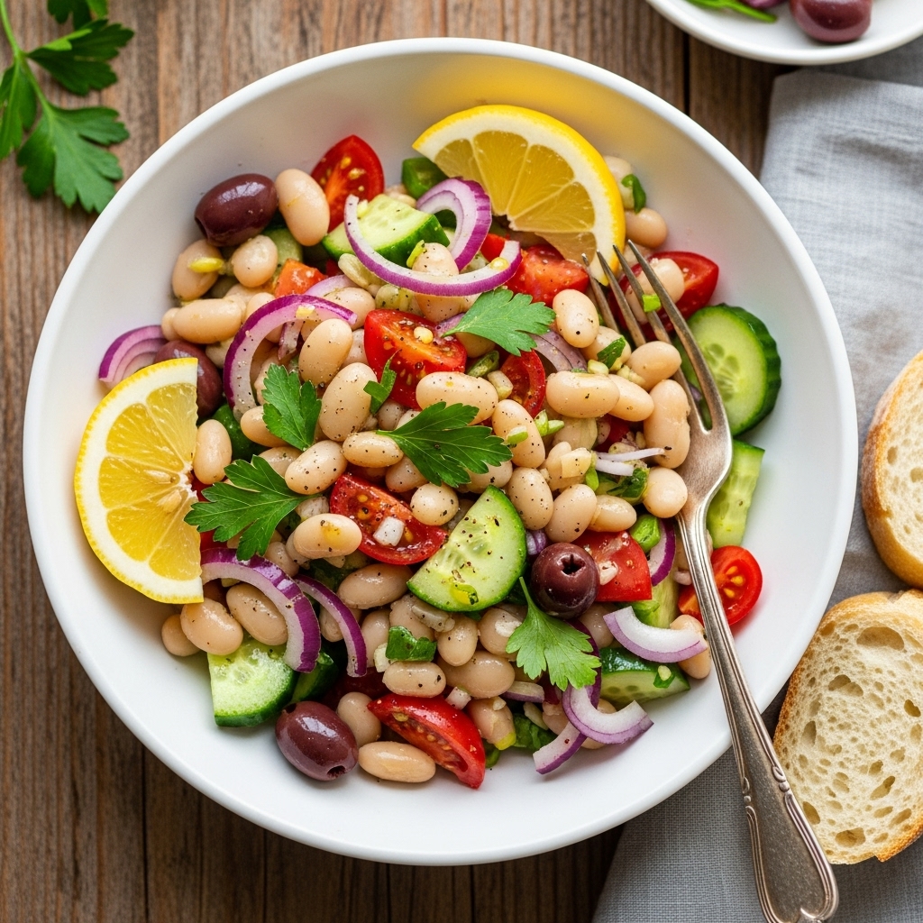 Salade de Haricots Blancs (Recette Facile et Maison)