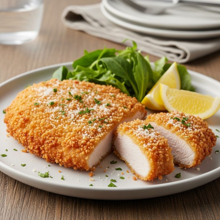 Poulet Pané au Parmesan – Croustillant et Savoureux